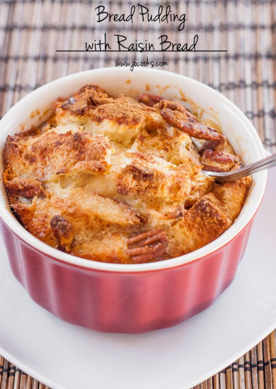 Bread Pudding with Raisin Bread - Jo Cooks