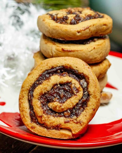 Date Nut Pinwheel Cookies - Jo Cooks