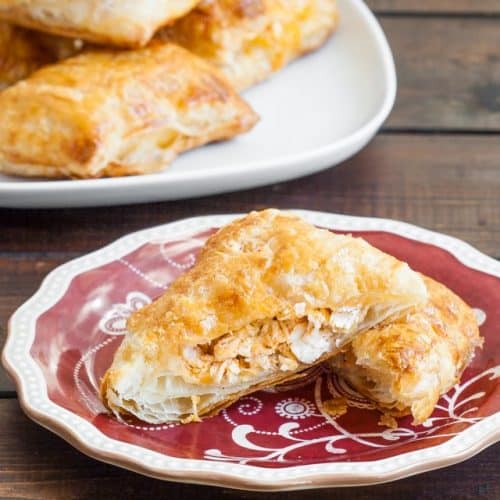 Buffalo Chicken Puff Pastry Pockets - Jo Cooks