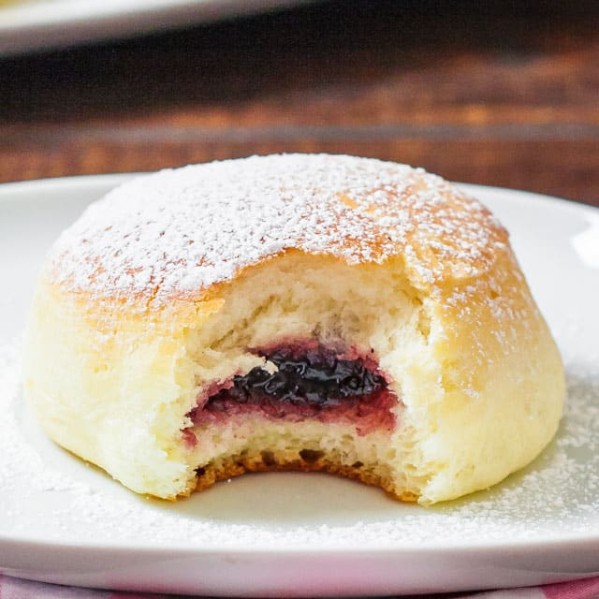 Baked Jelly Filled Donuts - Jo Cooks