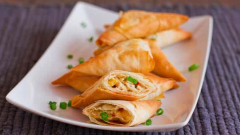 Chicken Phyllo Triangles - Jo Cooks