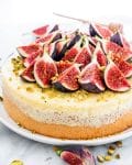 Goat Cheese Cheesecake with Figs - Jo Cooks
