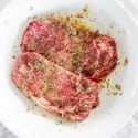 Creamy Polenta with Grilled Steak and Roasted Tomatoes - Jo Cooks
