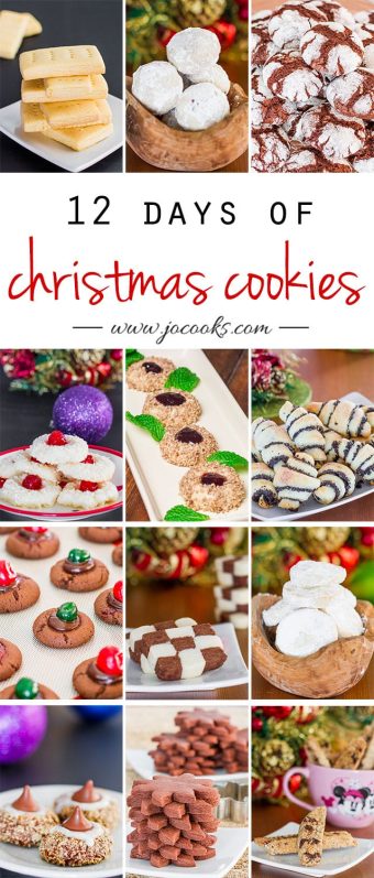 12 Days of Christmas Cookies - Jo Cooks