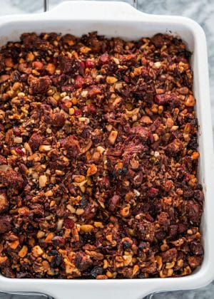 Port Infused Nut Stuffing - Jo Cooks