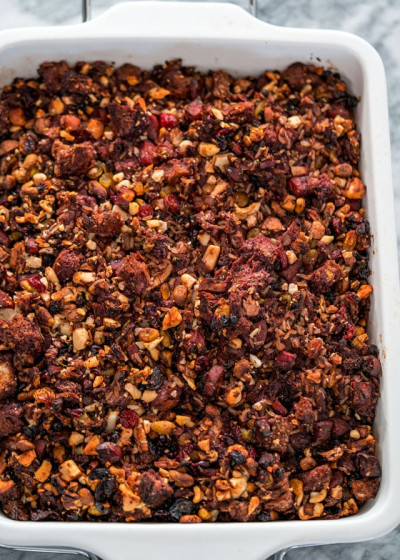 Port Infused Nut Stuffing - Jo Cooks