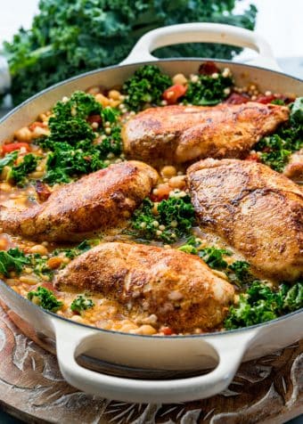 Moroccan Chicken Couscous - Jo Cooks