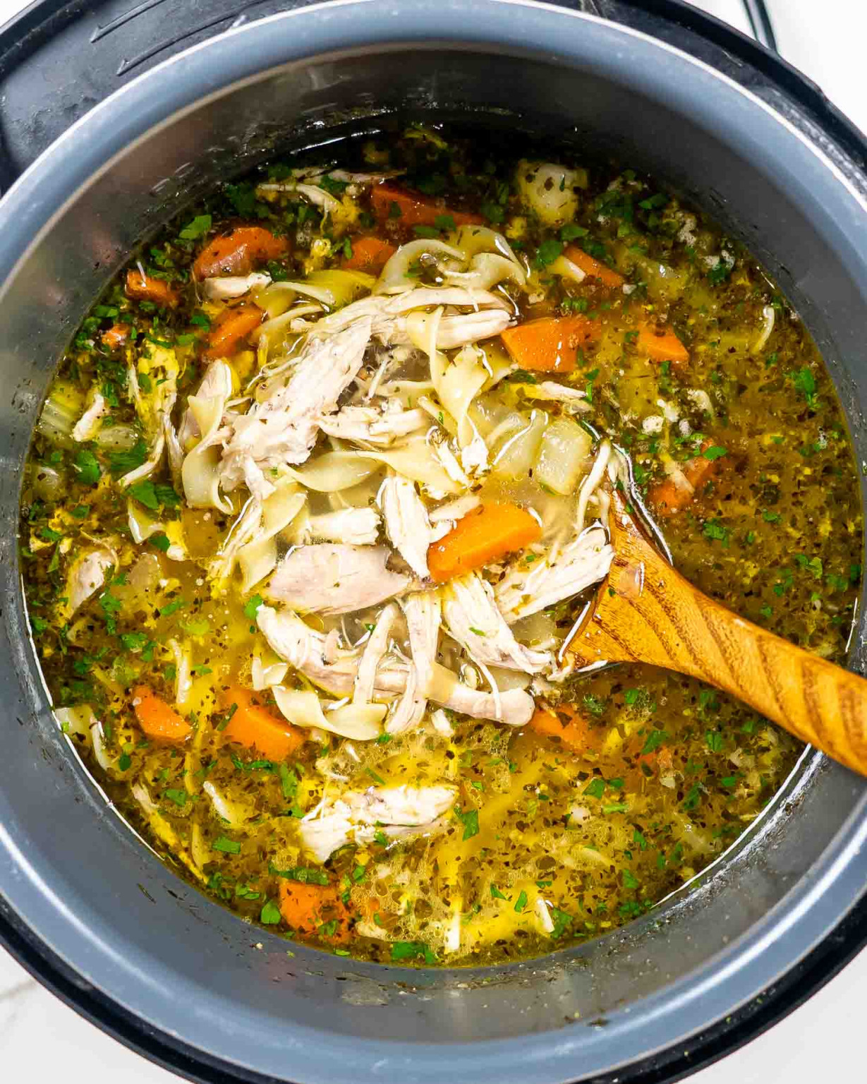Instant Pot Chicken Noodle Soup - Jo Cooks