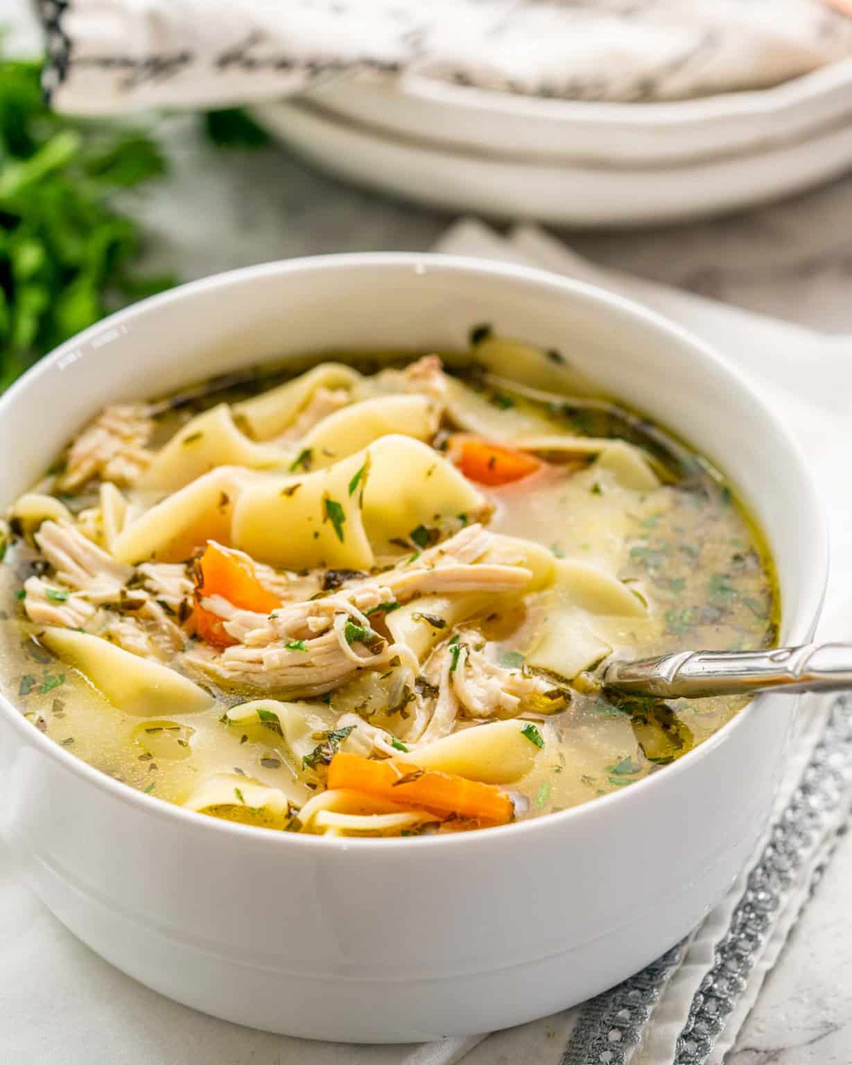Instant Pot Chicken Noodle Soup - Jo Cooks