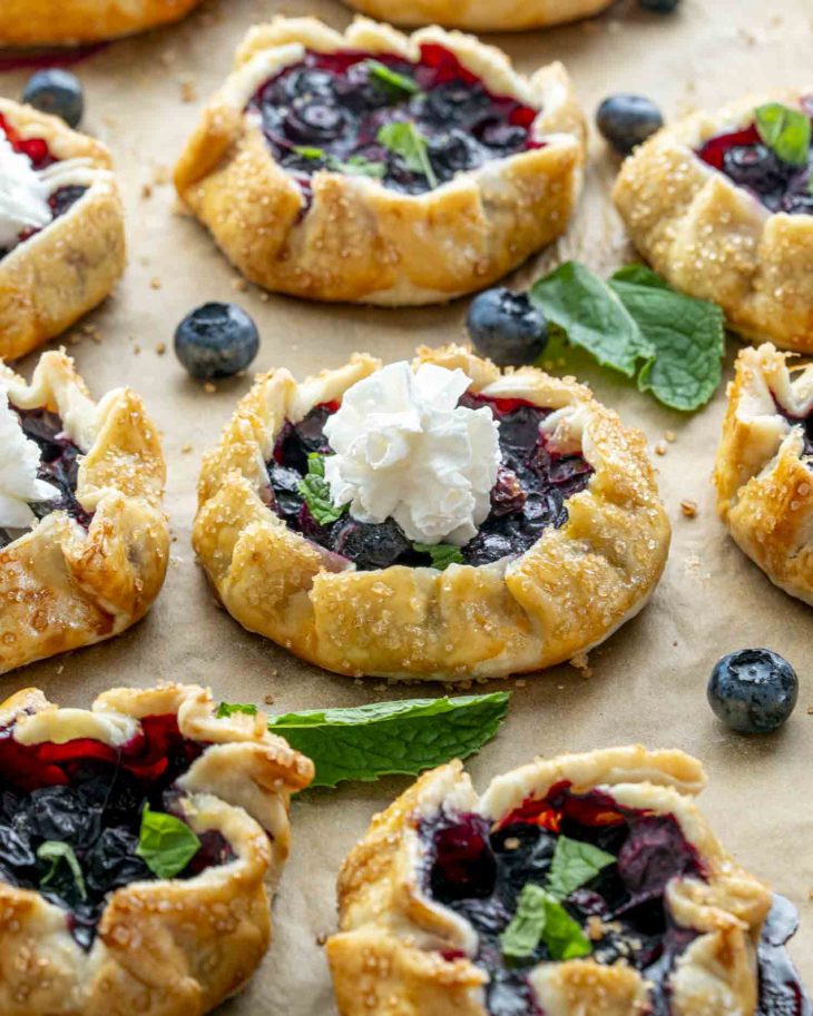 Mini Blueberry Galettes - Jo Cooks