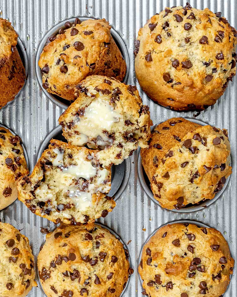 Chocolate Chip Muffins - Jo Cooks