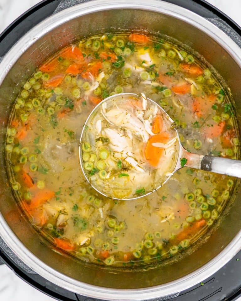 Instant Pot Lemon Chicken Orzo Soup Jo Cooks
