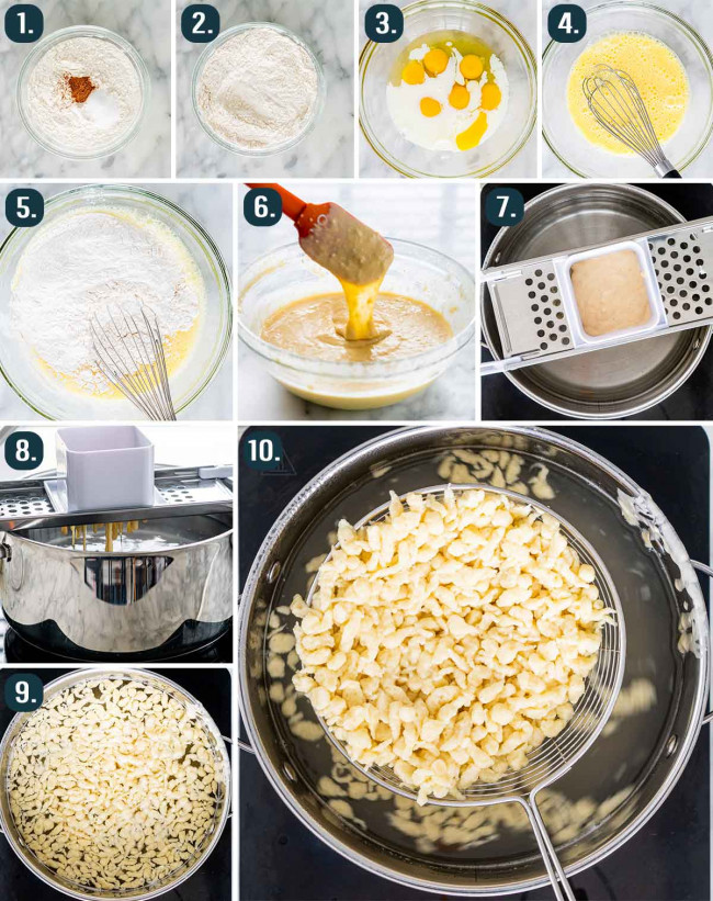 Homemade Spaetzle - Jo Cooks