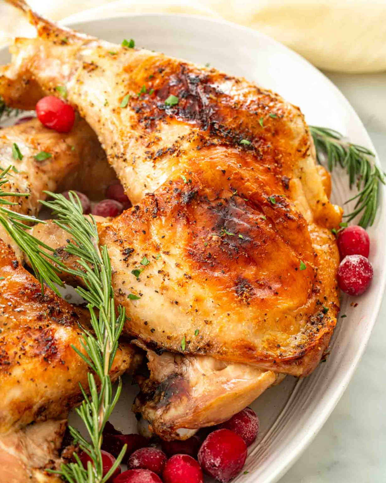 Easy Roasted Turkey Legs - Jo Cooks
