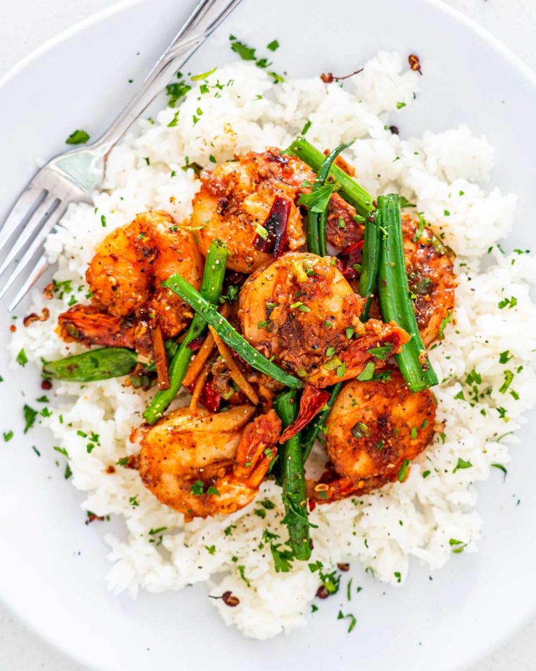 Szechuan Chili Shrimp - Jo Cooks