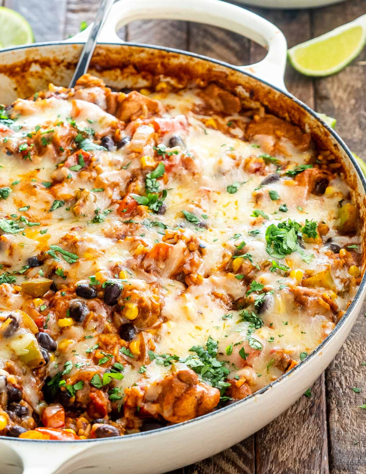 Tex Mex Chicken And Rice - Jo Cooks