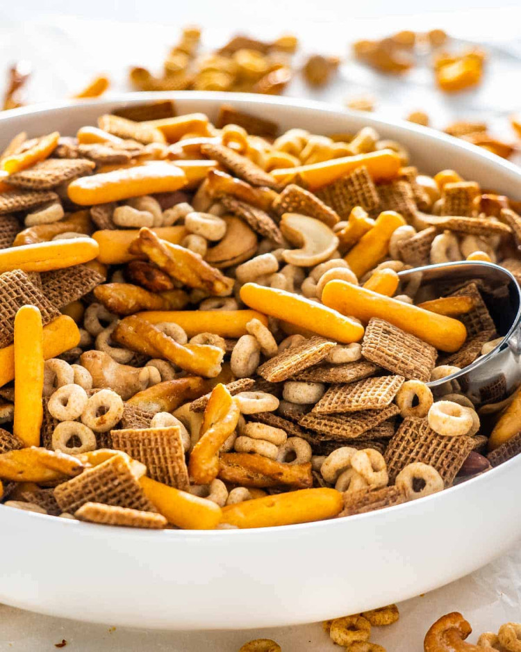 Chex Mix (Nuts and Bolts) - Jo Cooks