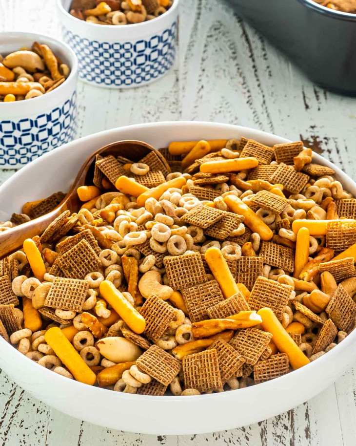Chex Mix (Nuts and Bolts) - Jo Cooks