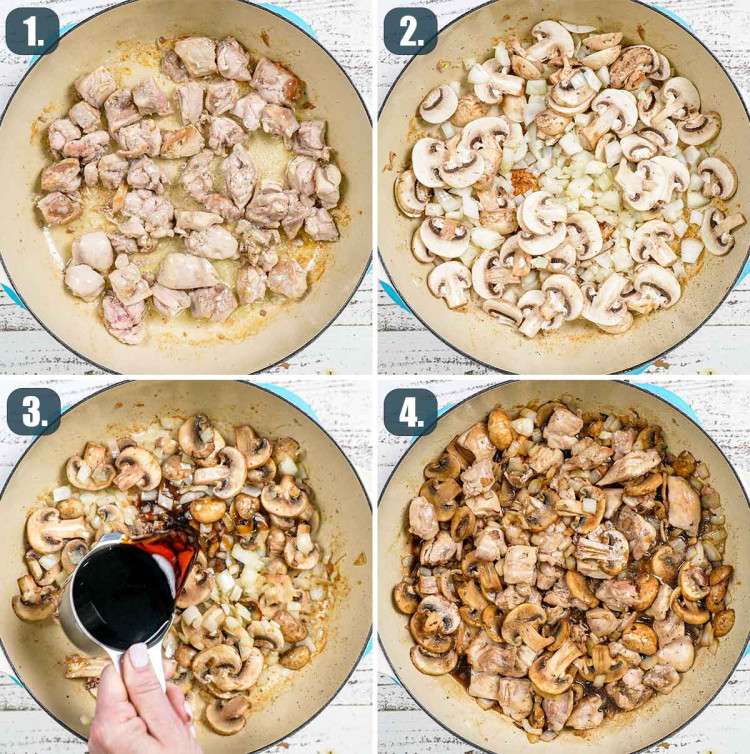 Creamy Chicken Marsala Pasta - Jo Cooks