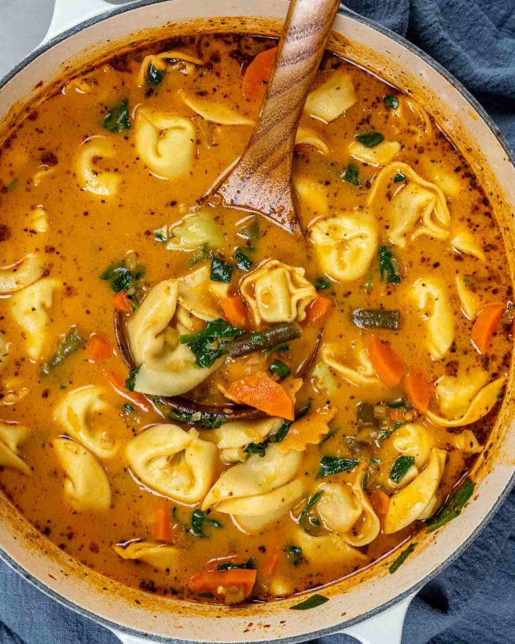 Vegetable Tortellini Soup - Jo Cooks