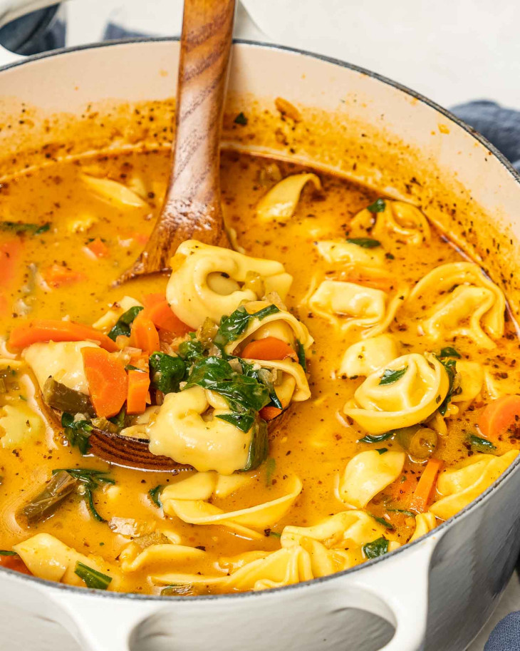 Vegetable Tortellini Soup - Jo Cooks