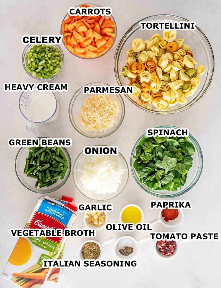 Vegetable Tortellini Soup - Jo Cooks