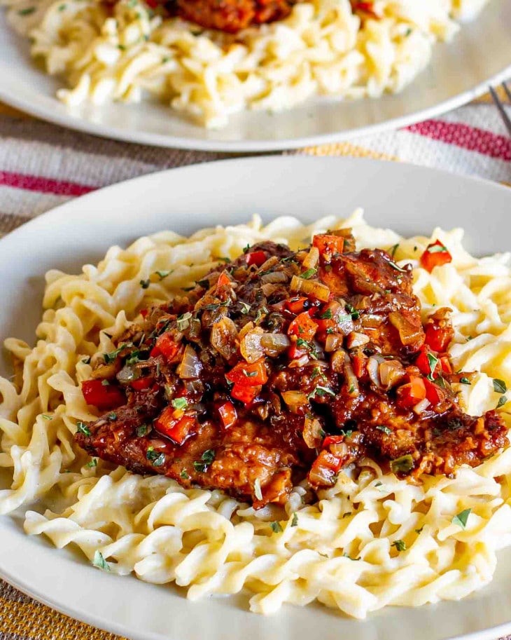 Balsamic Pork Scallopini - Jo Cooks