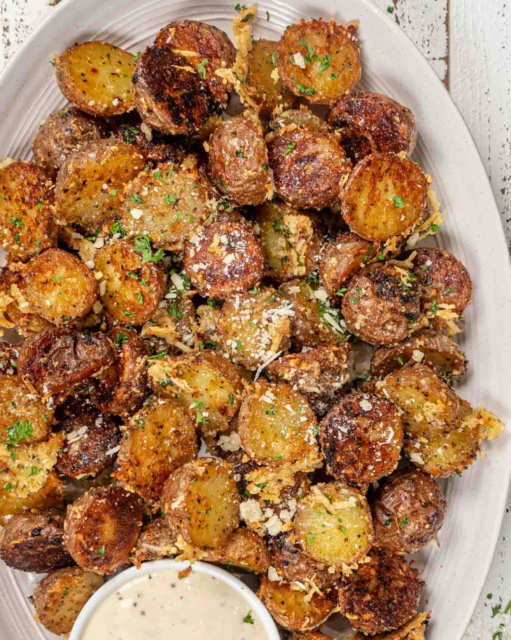 Crispy Parmesan Potatoes - Jo Cooks