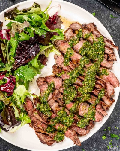 Grilled Ribeye Steak With Chimichurri - Jo Cooks