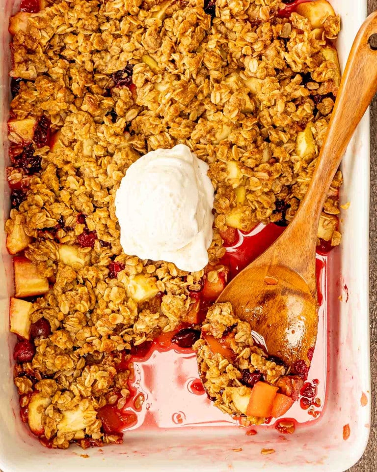 Apple Cranberry Crisp - Jo Cooks