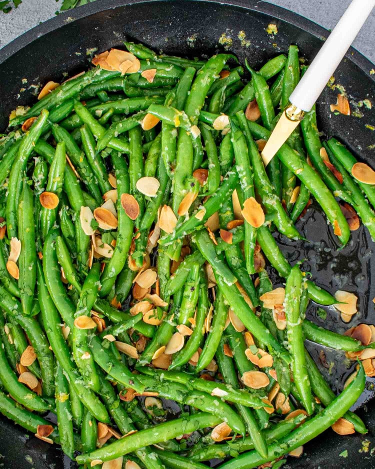 Green Bean Almondine - Jo Cooks