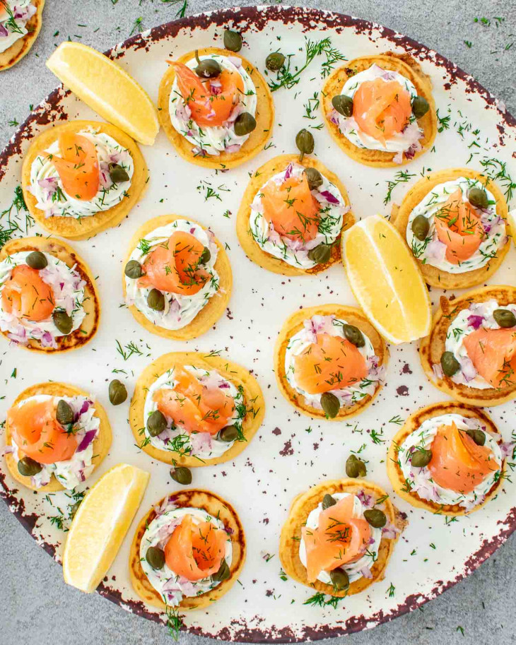 Smoked Salmon Blinis {Made Easy} - Jo Cooks