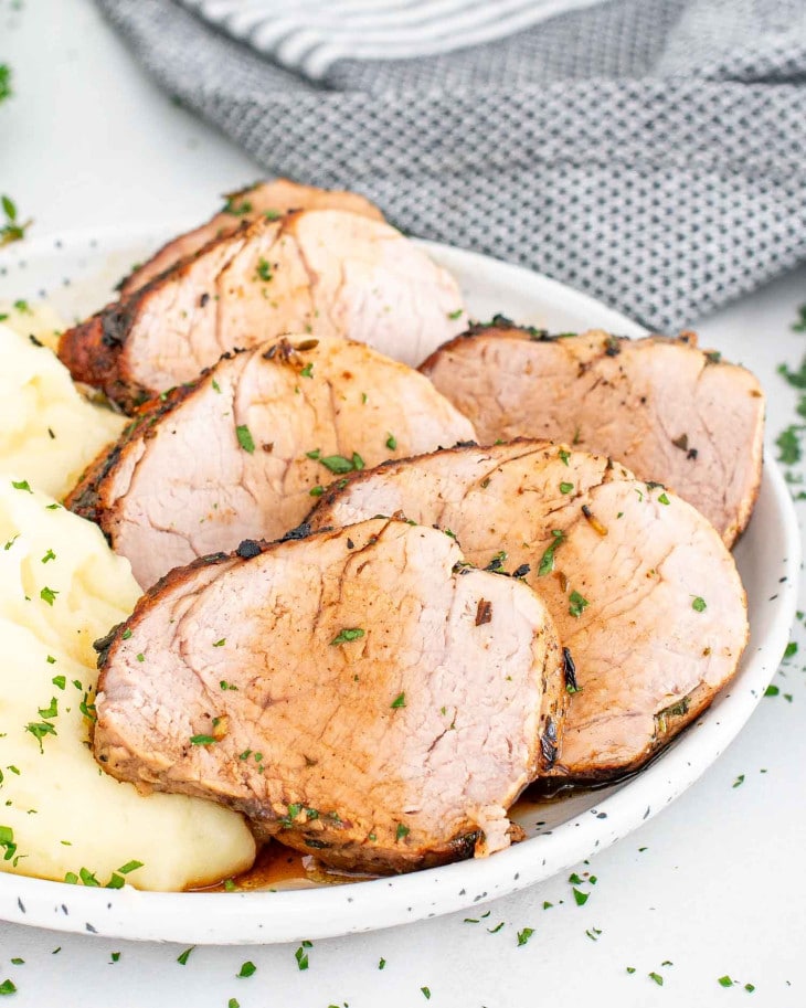 Herb Crusted Pork Tenderloin - Jo Cooks