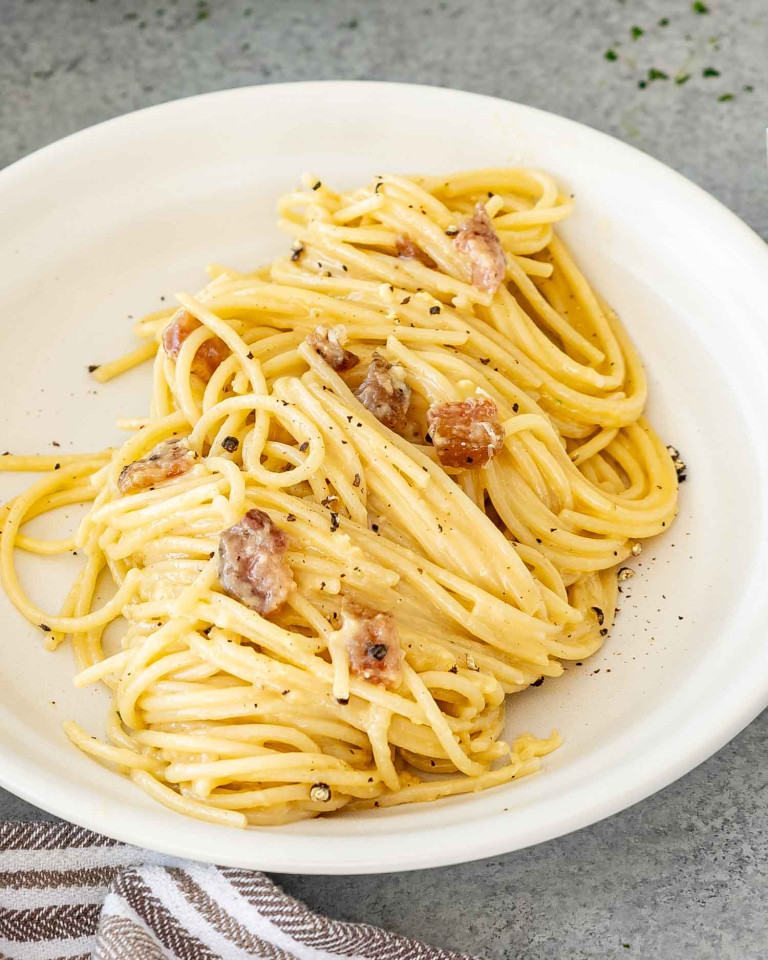 Easy Carbonara - Jo Cooks
