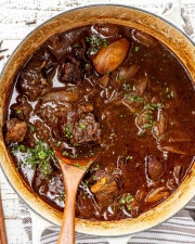 Beef Stifado (Greek Beef Stew) - Jo Cooks