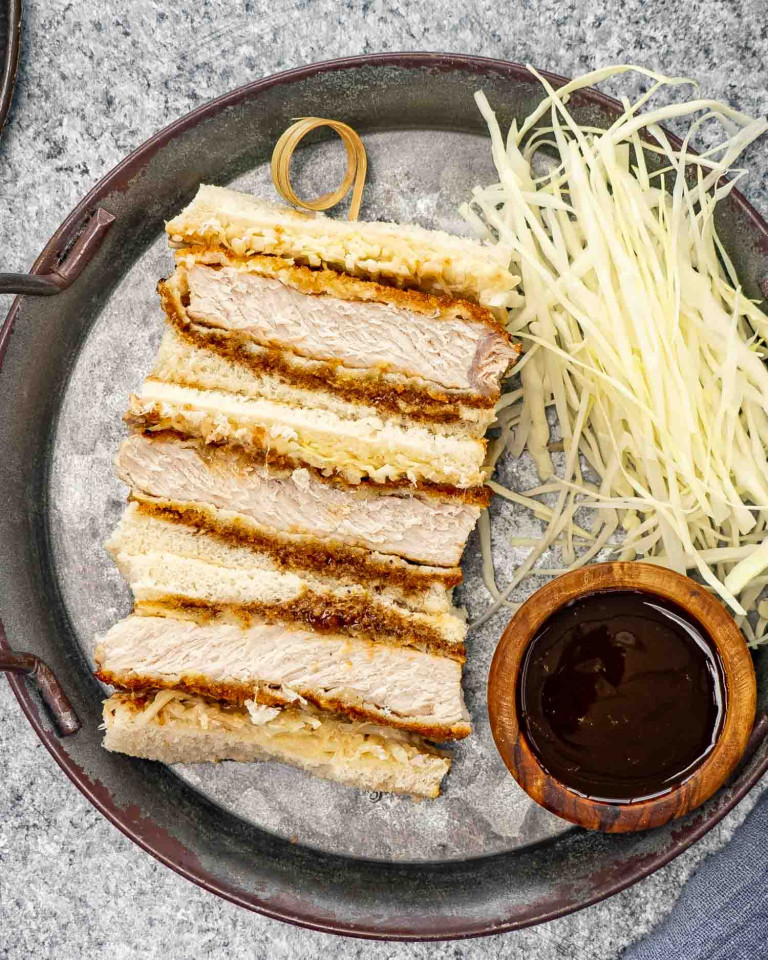 Katsu Sando (Japanese Pork Cutlet Sandwich) - Jo Cooks