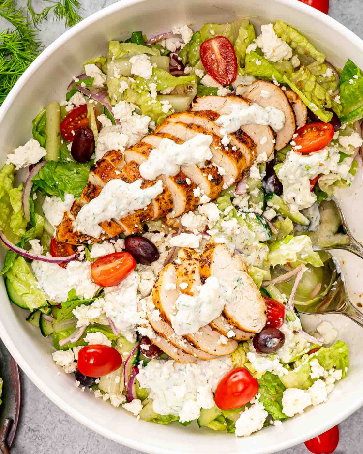 Tzatziki Chicken Salad - Jo Cooks