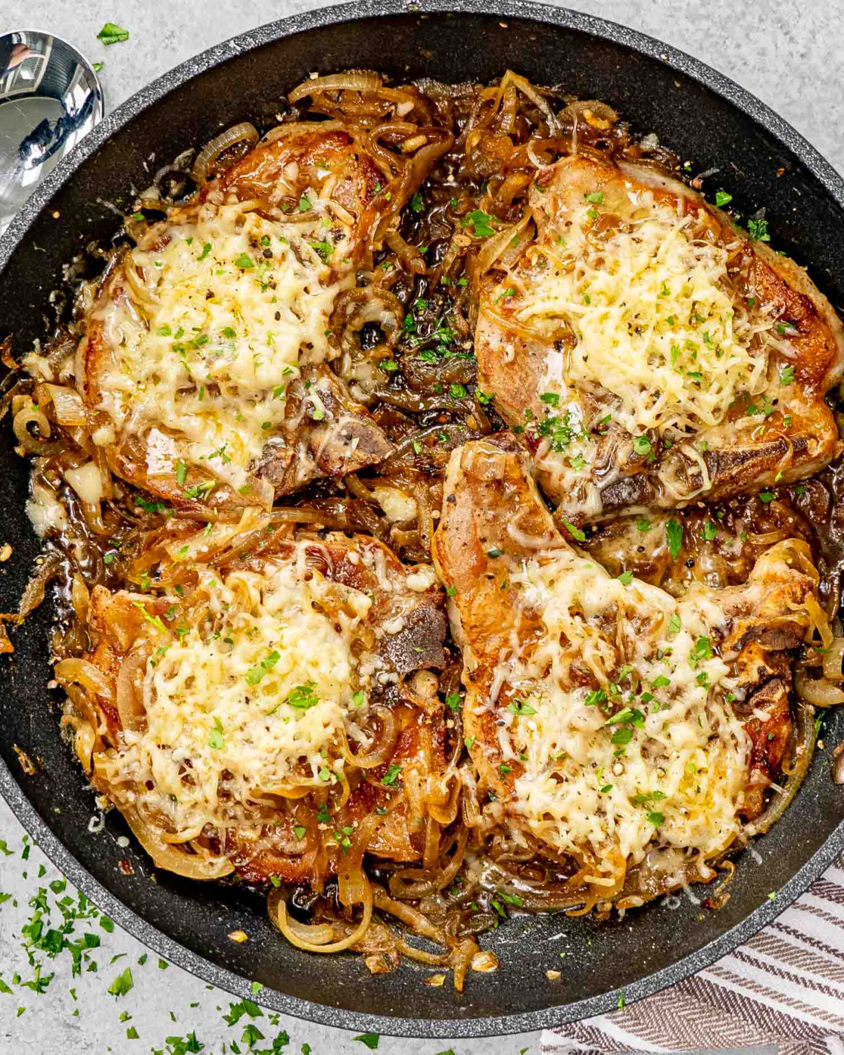 French Onion Pork Chops - Jo Cooks