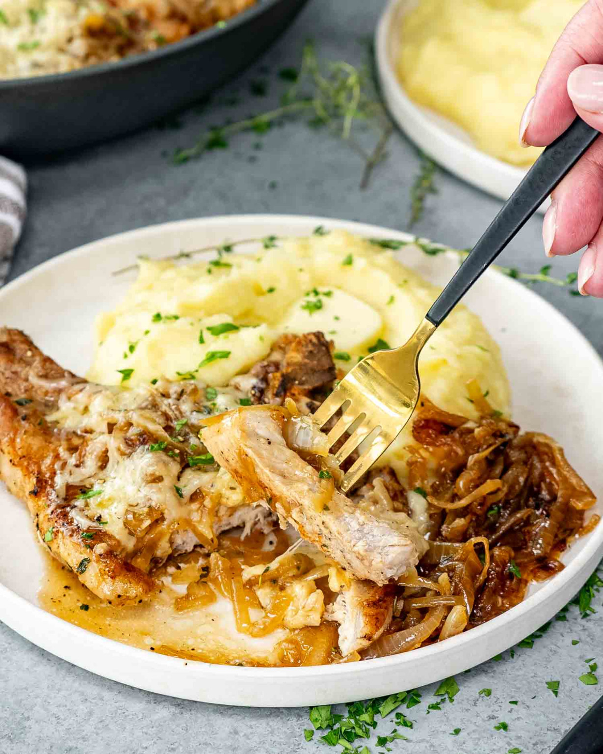 French Onion Pork Chops - Jo Cooks