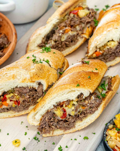 Italian Beef Sandwich (Instant Pot) - Jo Cooks
