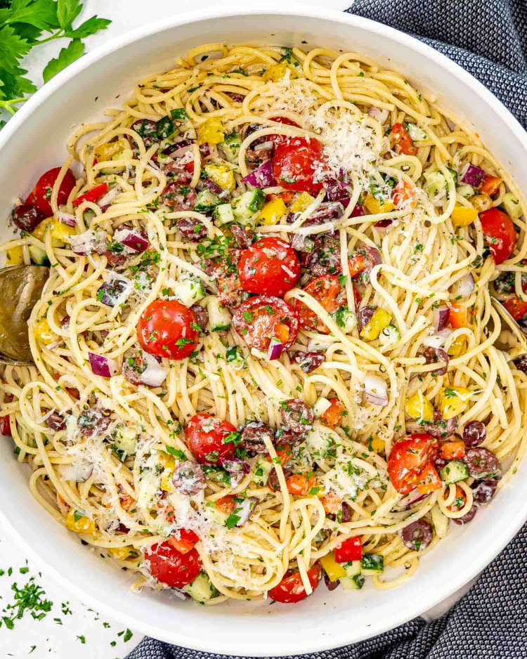 California Spaghetti Salad Jo Cooks 9146