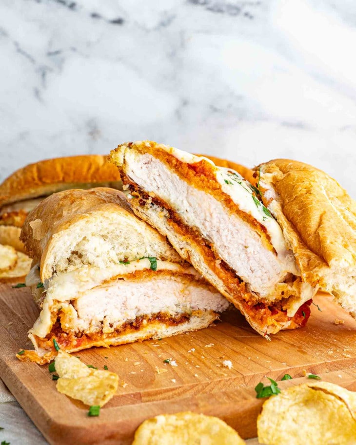 Chicken Parmesan Sub - Jo Cooks