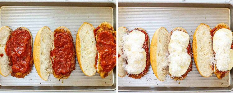 Chicken Parmesan Sub - Jo Cooks