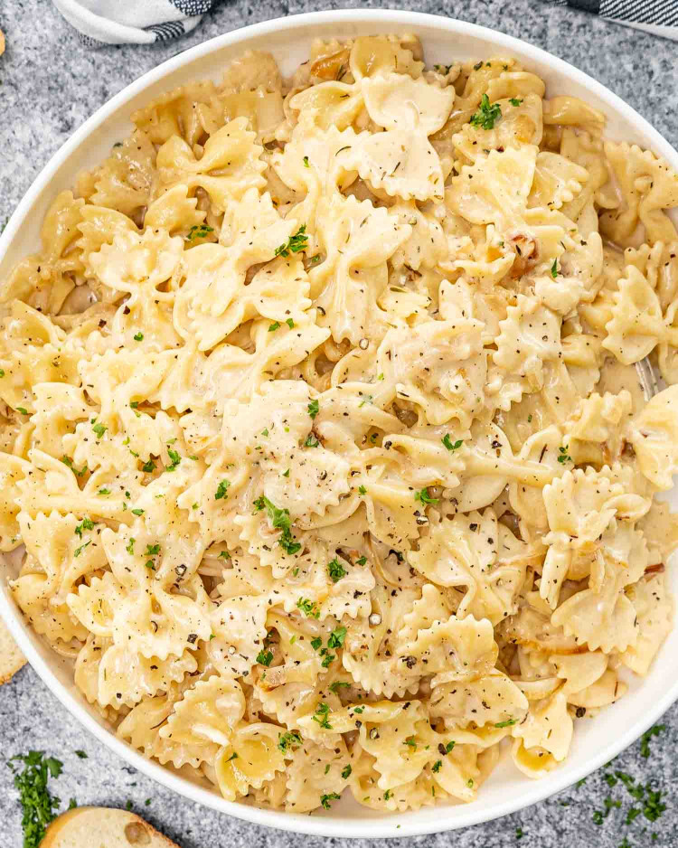 Caramelized Onion Pasta - Jo Cooks