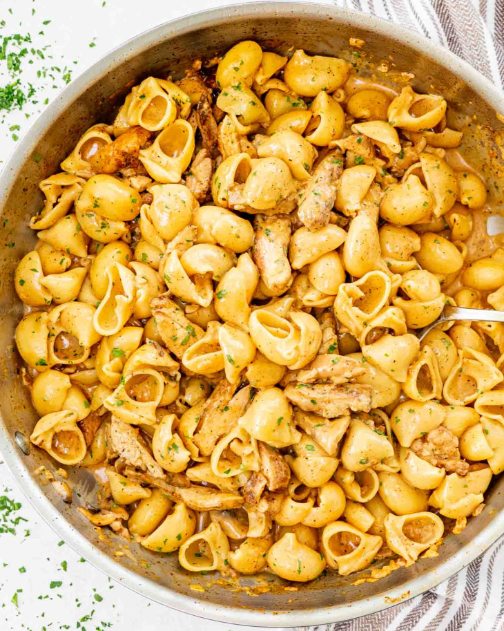 Creamy Jerk Chicken Pasta - Jo Cooks