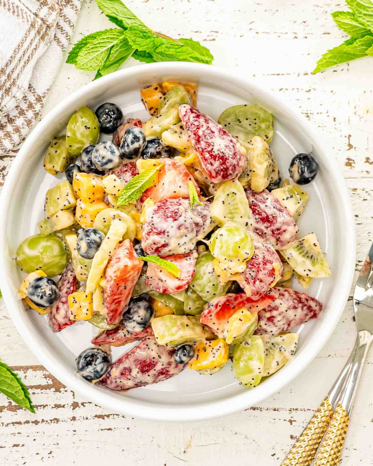 Fruit Salad with Poppy Seed Dressing - Jo Cooks