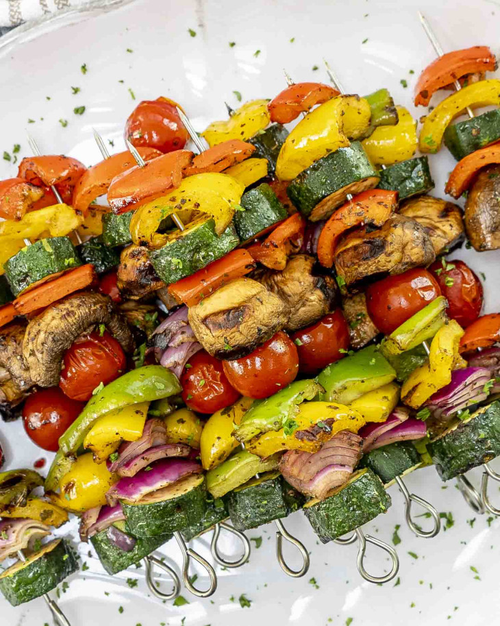 Grilled Veggie Skewers - Jo Cooks