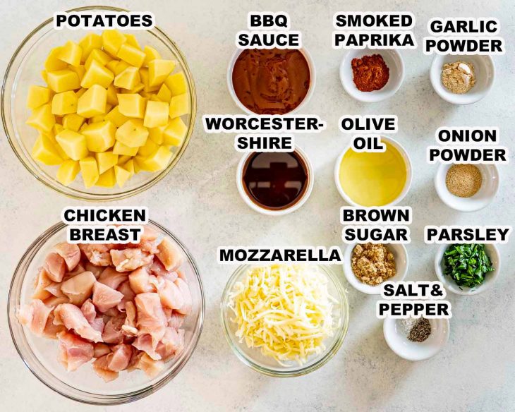 BBQ Chicken and Potato Skillet - Jo Cooks