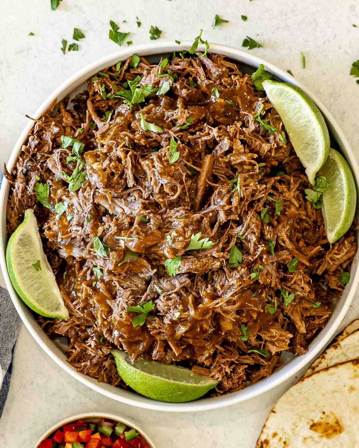 Slow Cooker BBQ Pulled Beef - Jo Cooks